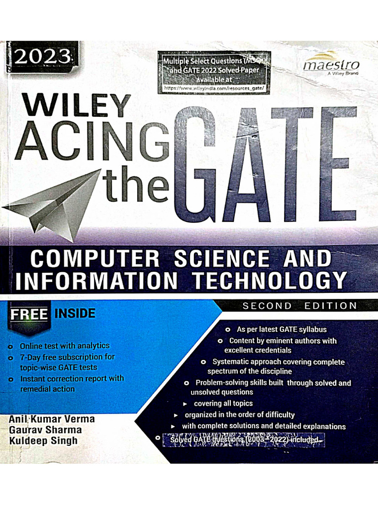 Gate Weling 2023 Book | PDF