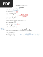 AFM Formula Sheet Summary | PDF