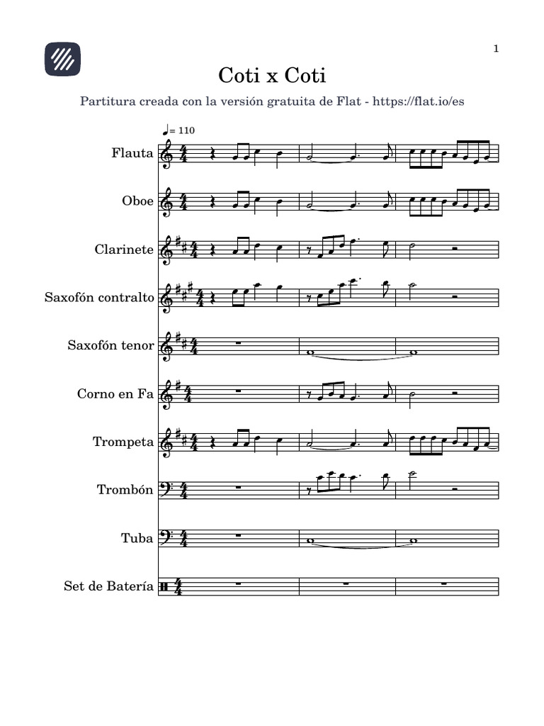 Coti x Coti | PDF | Trombón | Saxofón