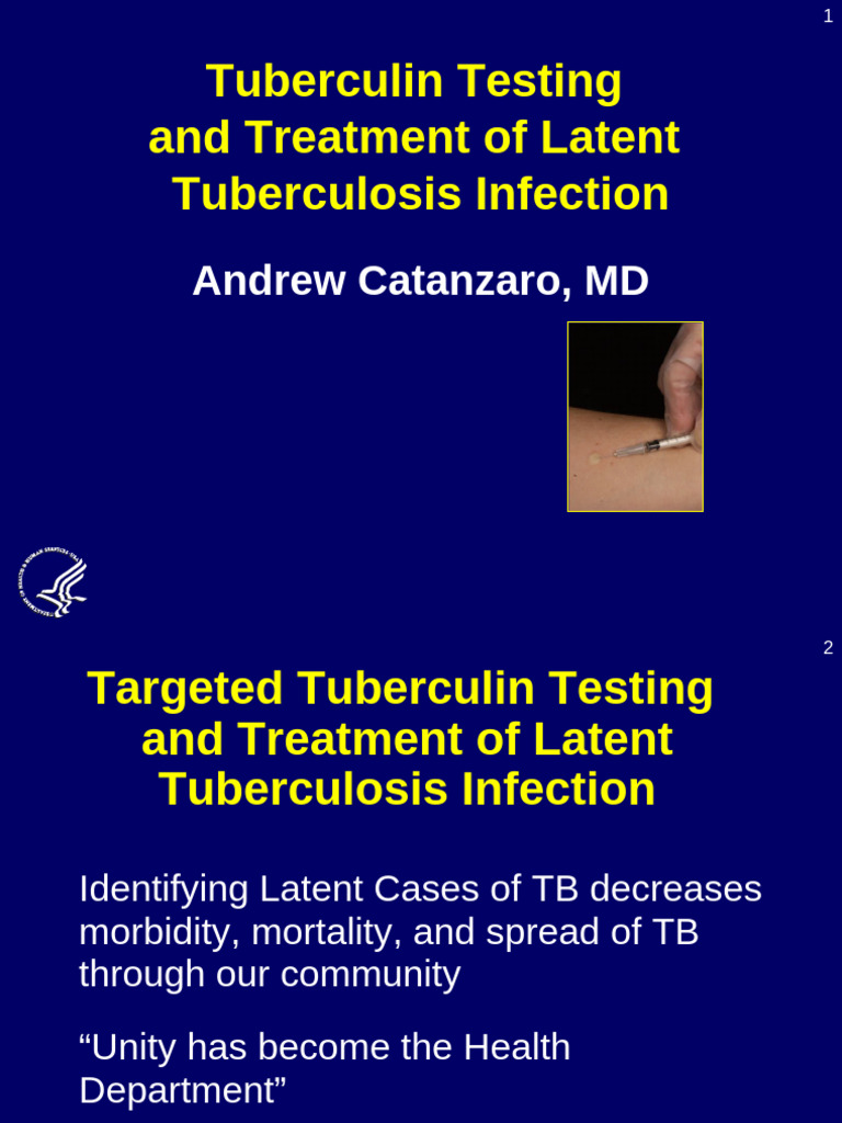 Latent Tuberculosis Testing & Treatment Guide | PDF | Tuberculosis ...