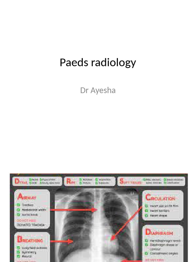 Paeds Radiology | PDF