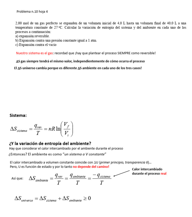 Problema Tipo Entropia | PDF