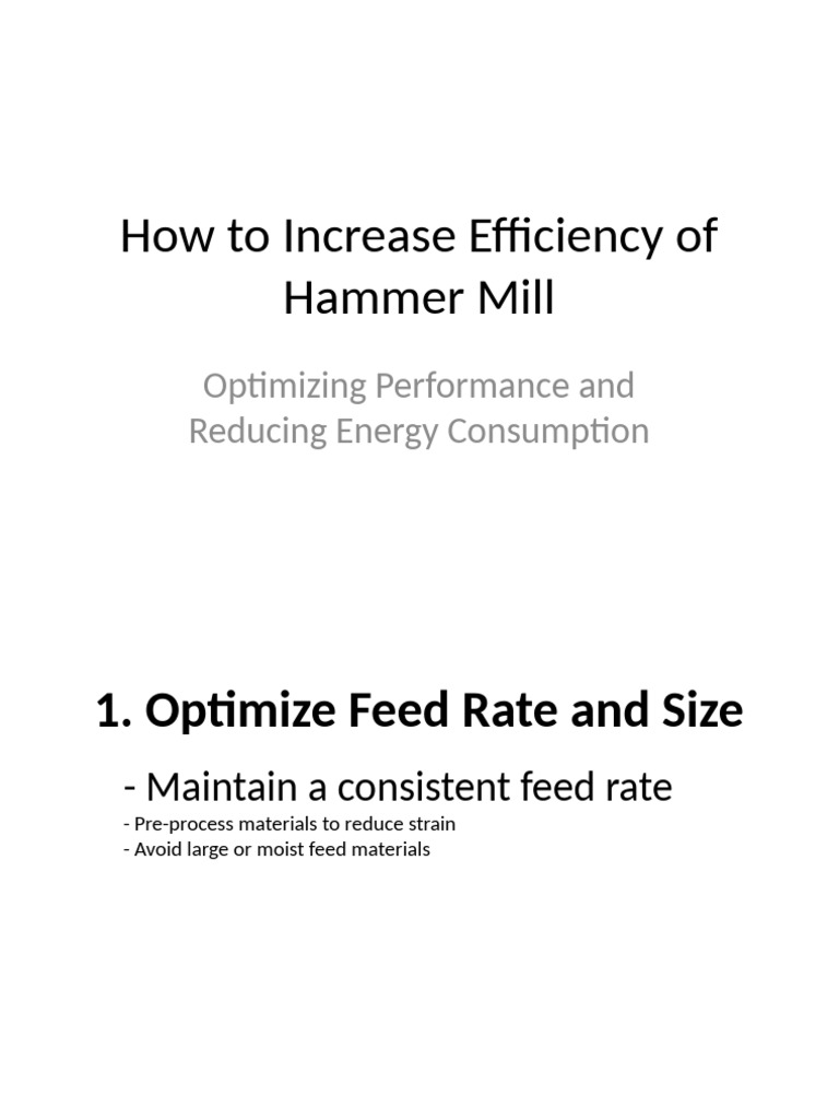 Hammer_Mill_Efficiency_Images | PDF