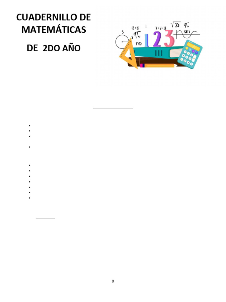 Cuadernillo 2do MATEMATICA | PDF | Decimal | Matemáticas