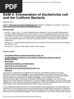E. coli & Coliform Testing Guide | PDF | Escherichia Coli | Medical ...