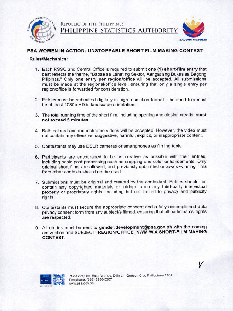 Unstoppable Short Film Making Contest | PDF