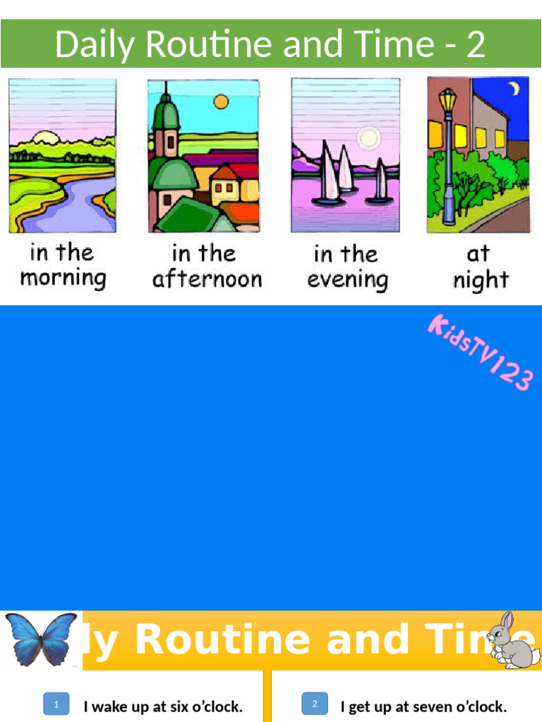 Daily Routine and Time Picture Dictionaries Picture Stories 137775 | PDF
