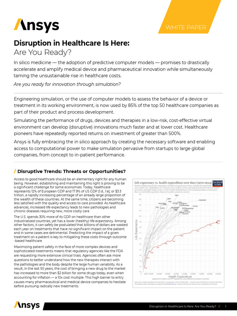 Disruption in Healthcare Is Here Are You Ready - White Paper | PDF ...