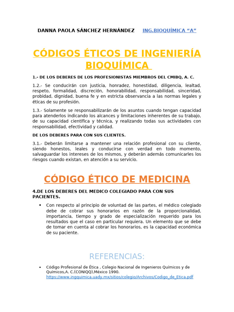 Codigos Eticos | PDF