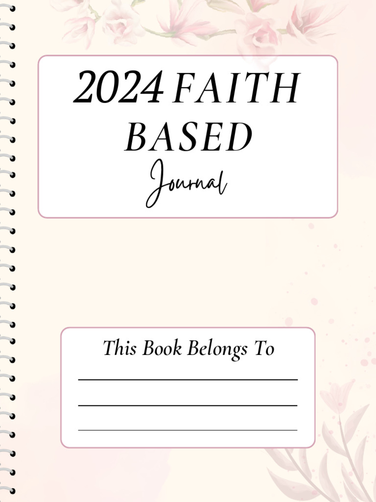 2024 Digital Faith Based Journal | PDF | Religious Texts | Bible