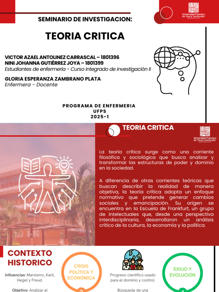 Teoría Crítica: Análisis y Transformación | PDF | La teoría crítica ...