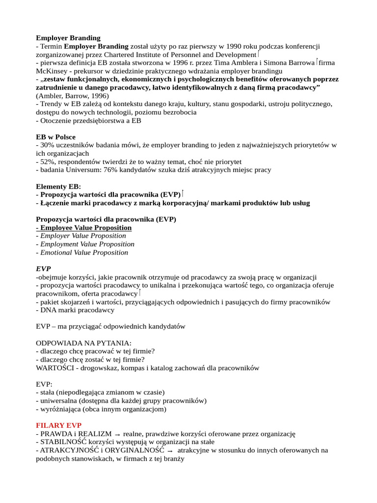 Psychologia Pracy KW | PDF