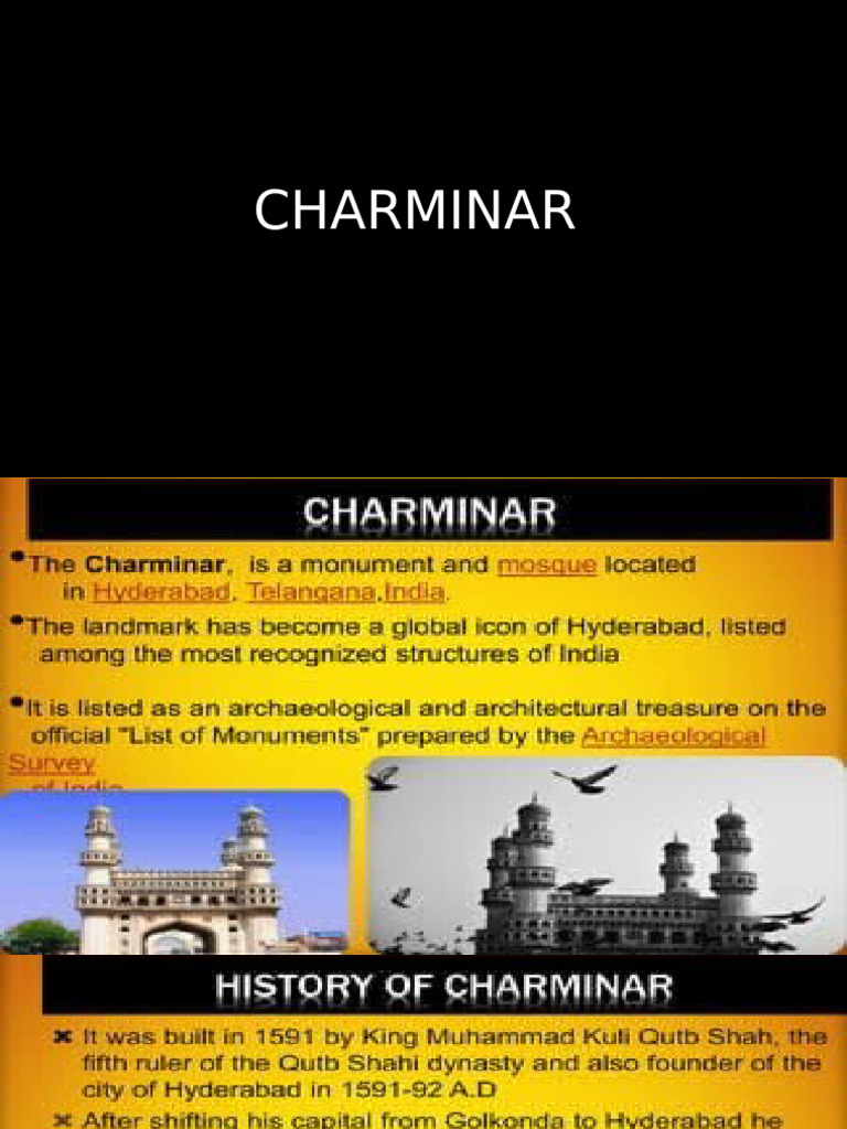 CHARMINAR PPT CL Ass 3 | PDF