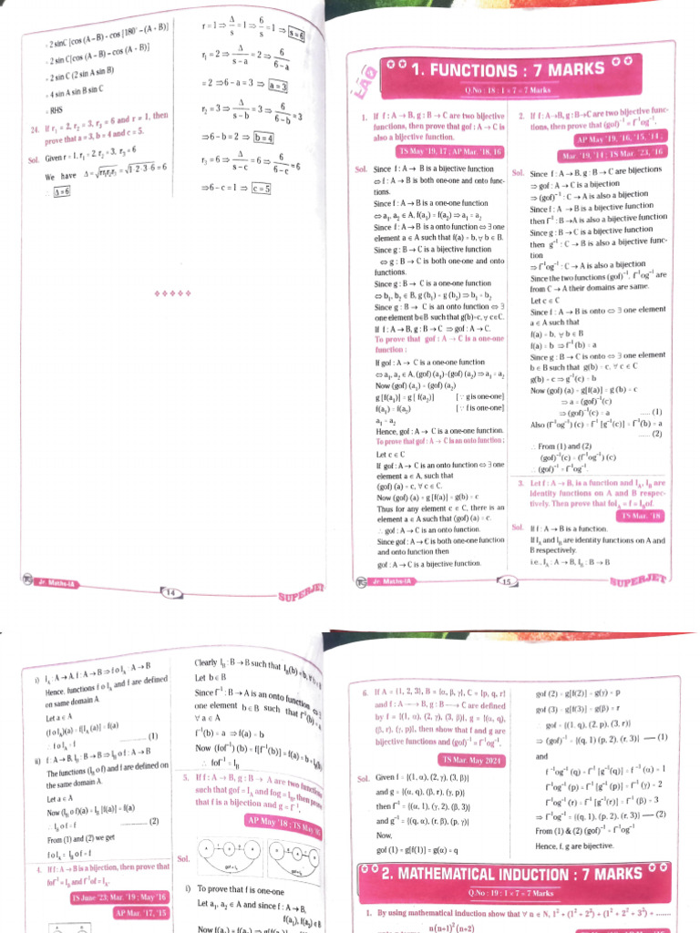 Super Jet Maths IA | PDF