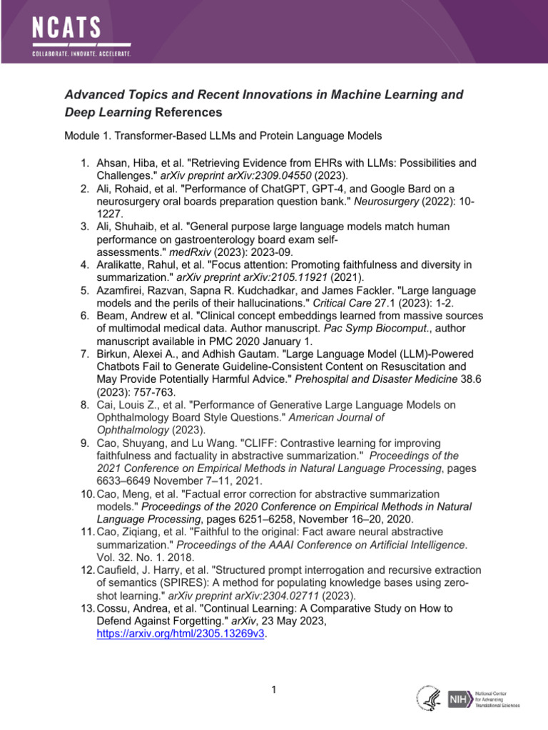 Advanced Topics and Recent Innovations in Machine Learning and Deep ...