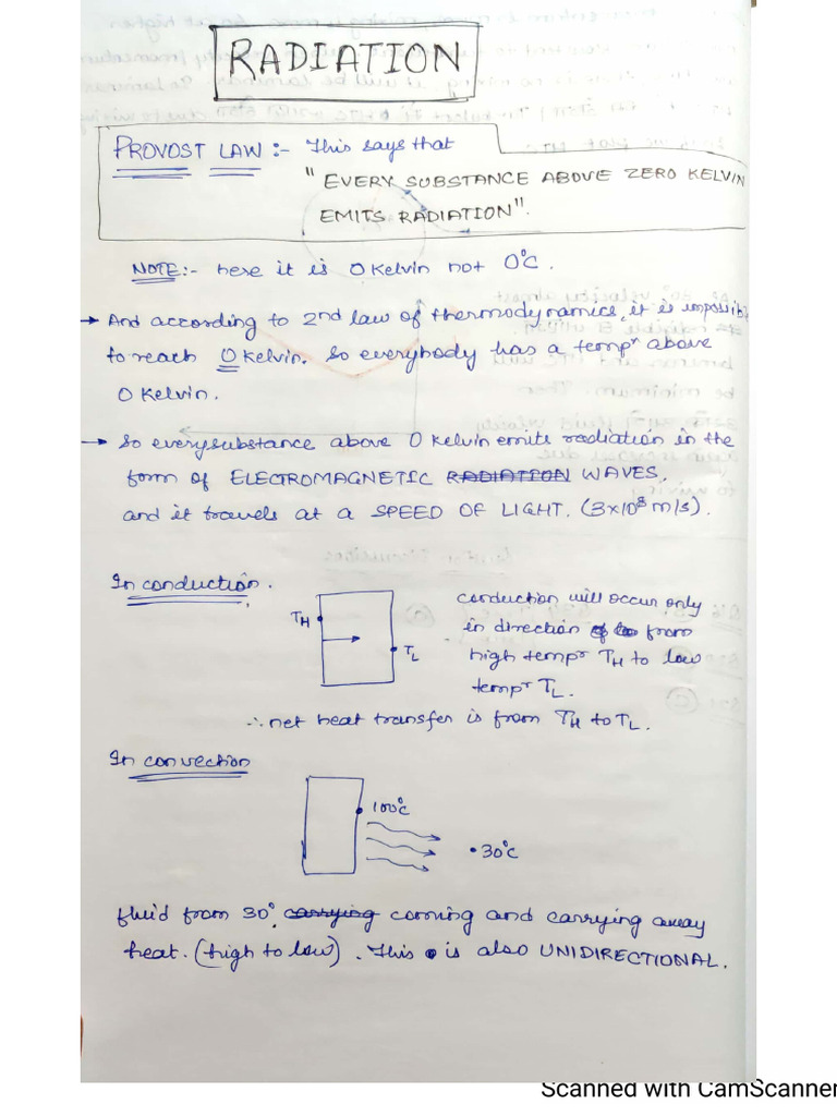 RADIATION. NOTES | PDF