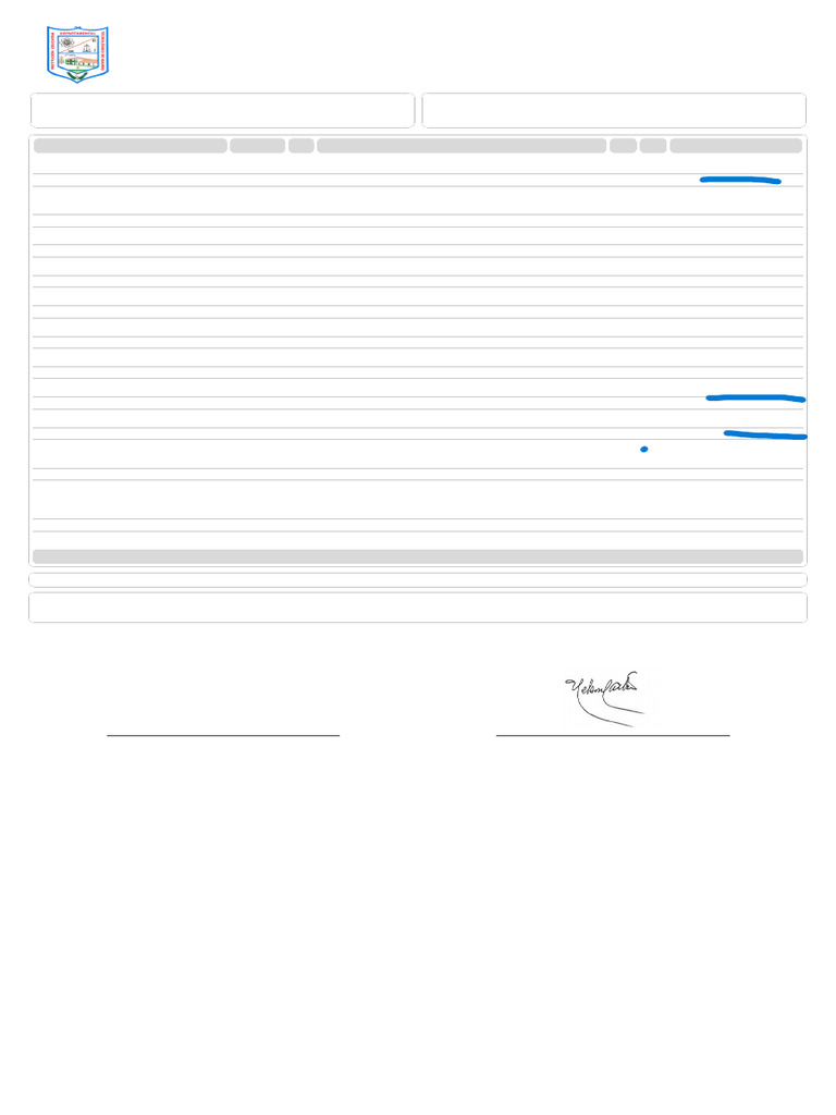 Reporte de Notas Sexto Grado 2023 | PDF