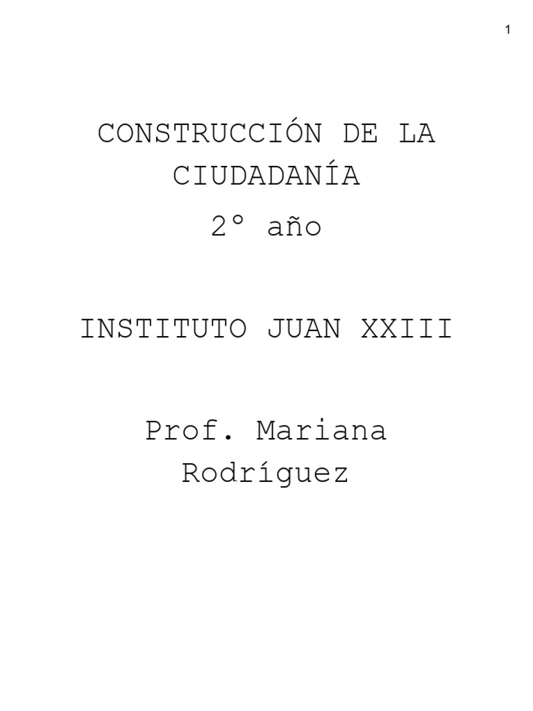 Cuadernillo 2do Ciudadania 2025 | PDF | Biodiversidad | Contaminación