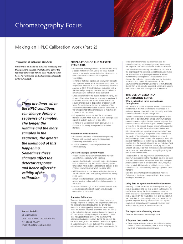 Laserchrom HPLC Article Ilm 34.7lr PG 6-8 | PDF | Detection Limit ...