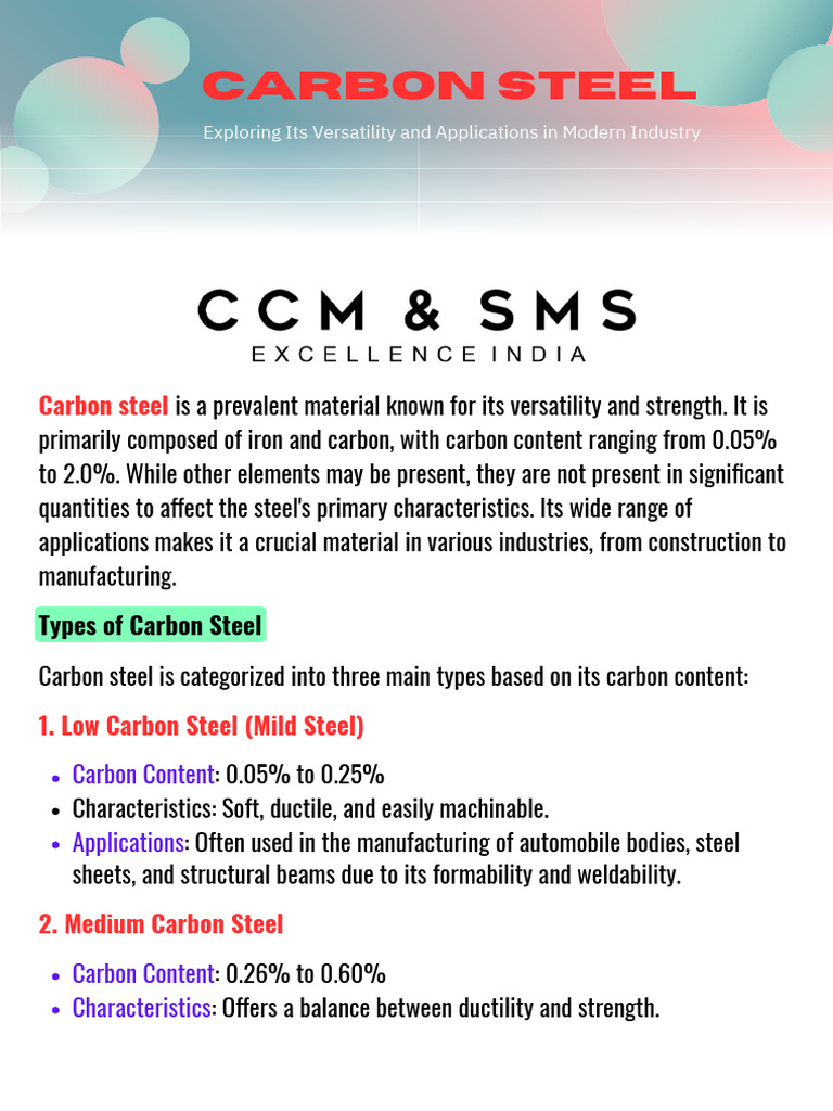 Understanding Carbon Steel - 20250303 - 004051 - 0000 | PDF | Steel ...