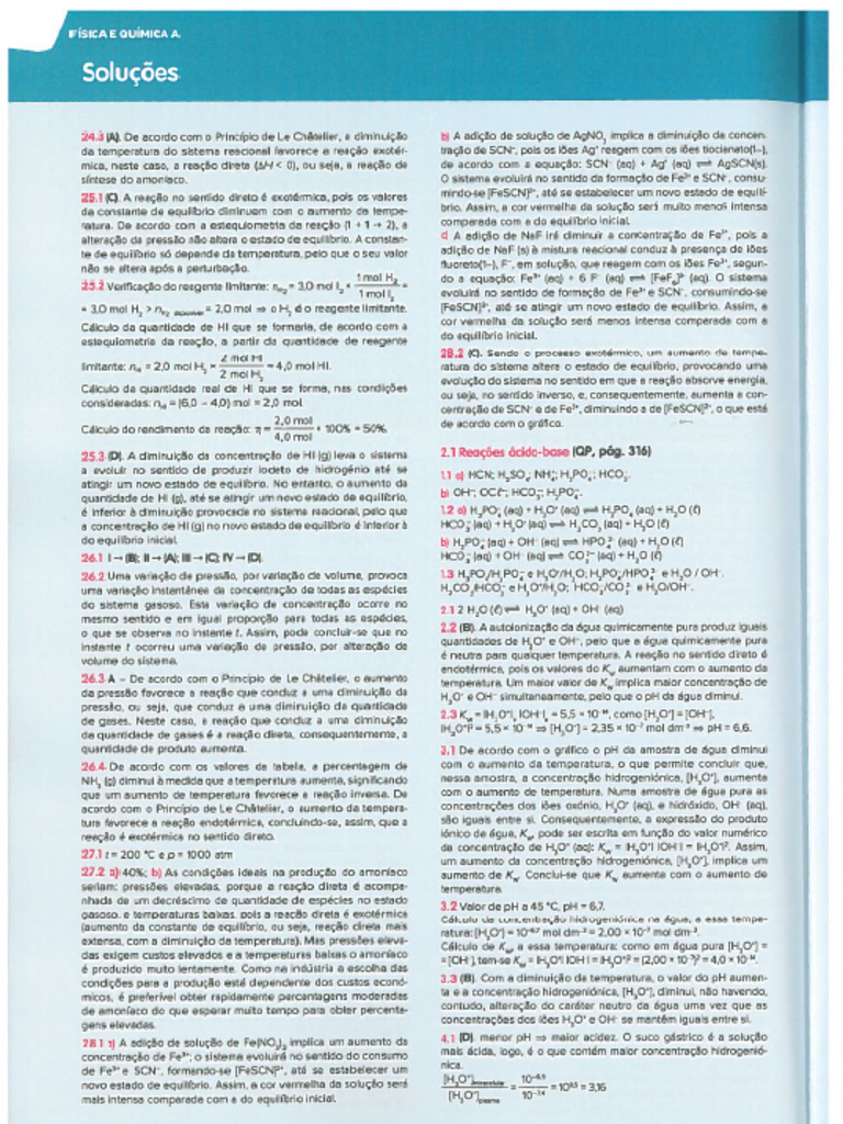 Exercícios Ácido Base - Exame 2024 | PDF