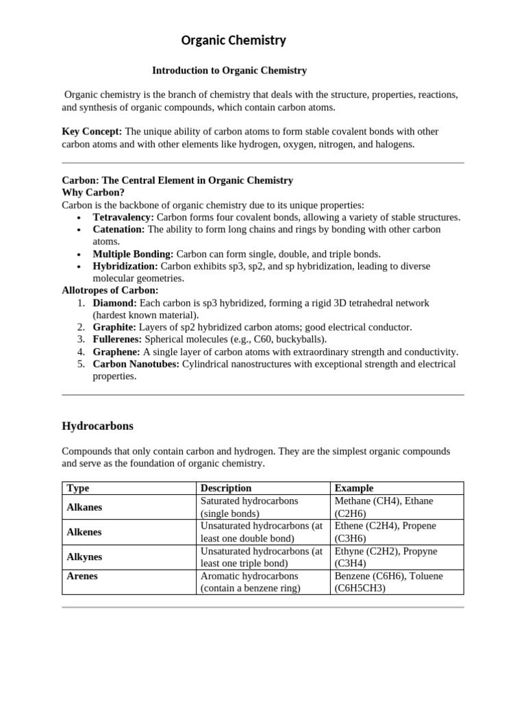 Introduction to Organic Chemistry Concepts | PDF | Isomer | Carbon