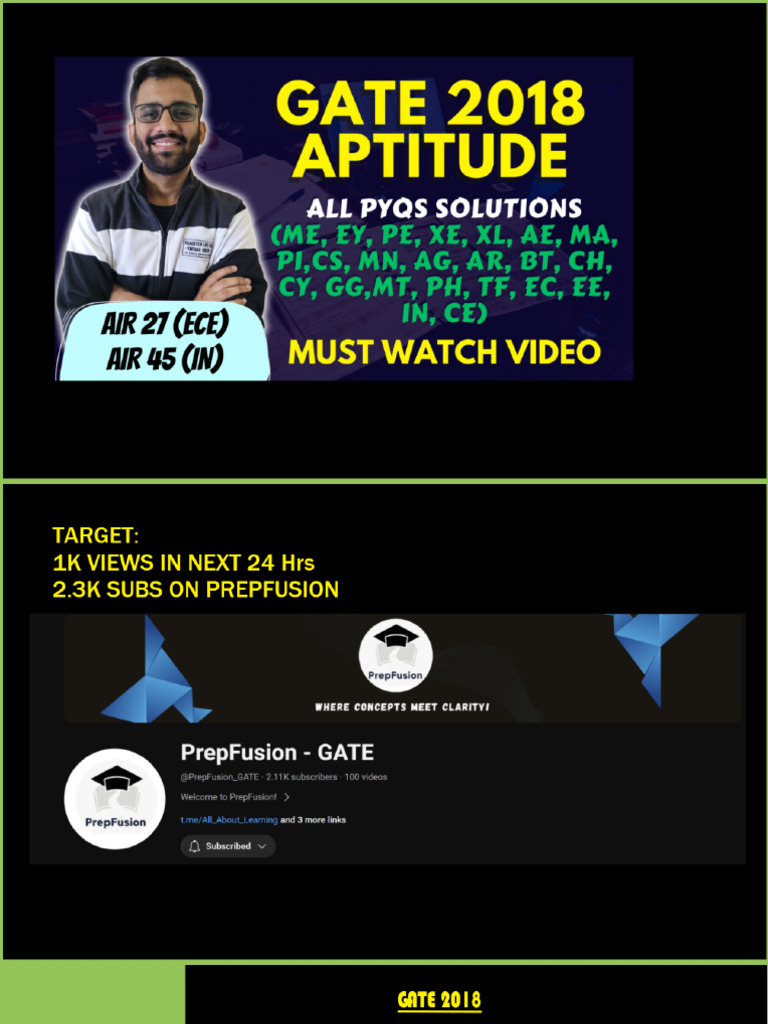 Gate - 2018 Aptitude Pyqs | PDF