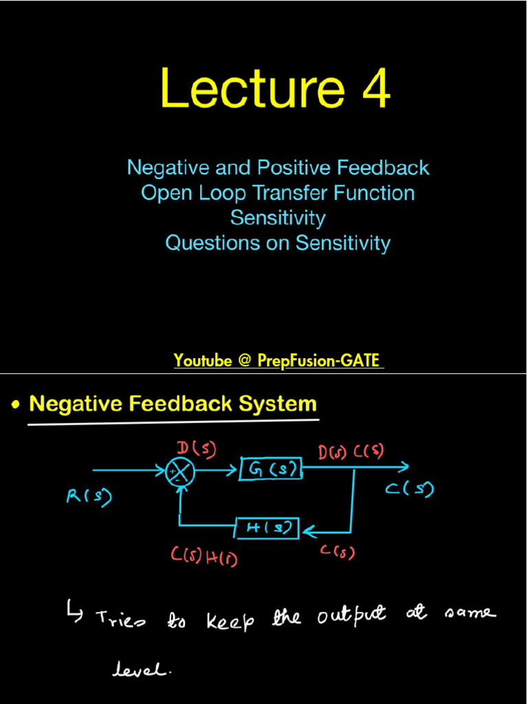 Lec 4 - Basics of Control System PDF | PDF