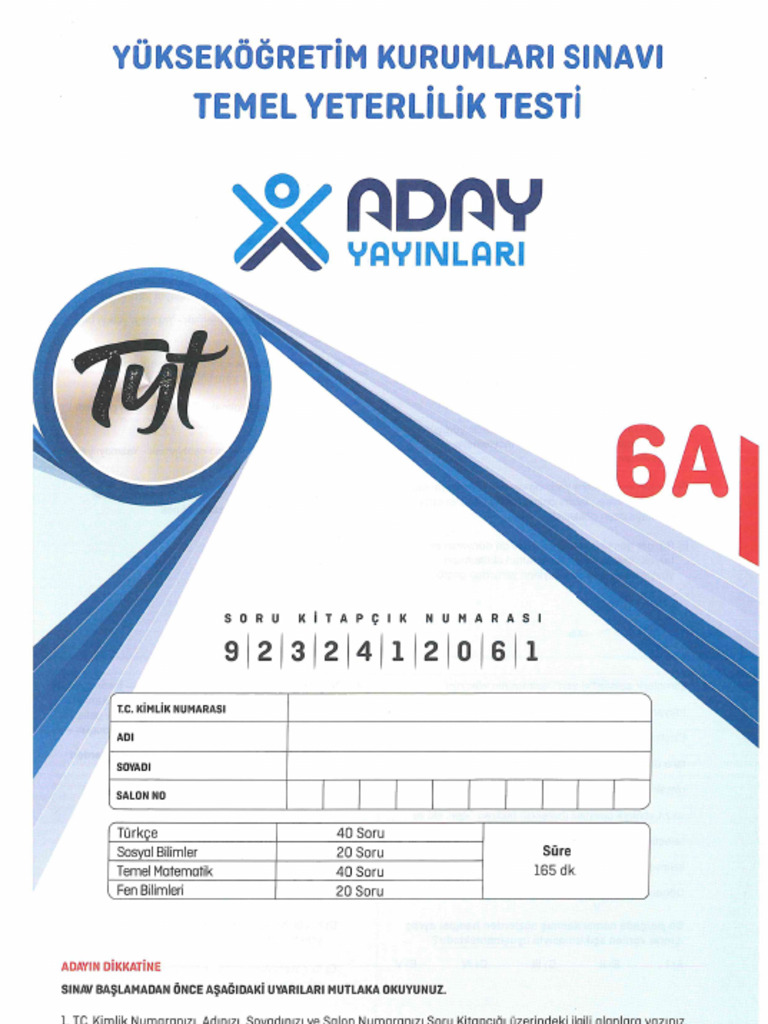 Aday Tyt 2 | PDF