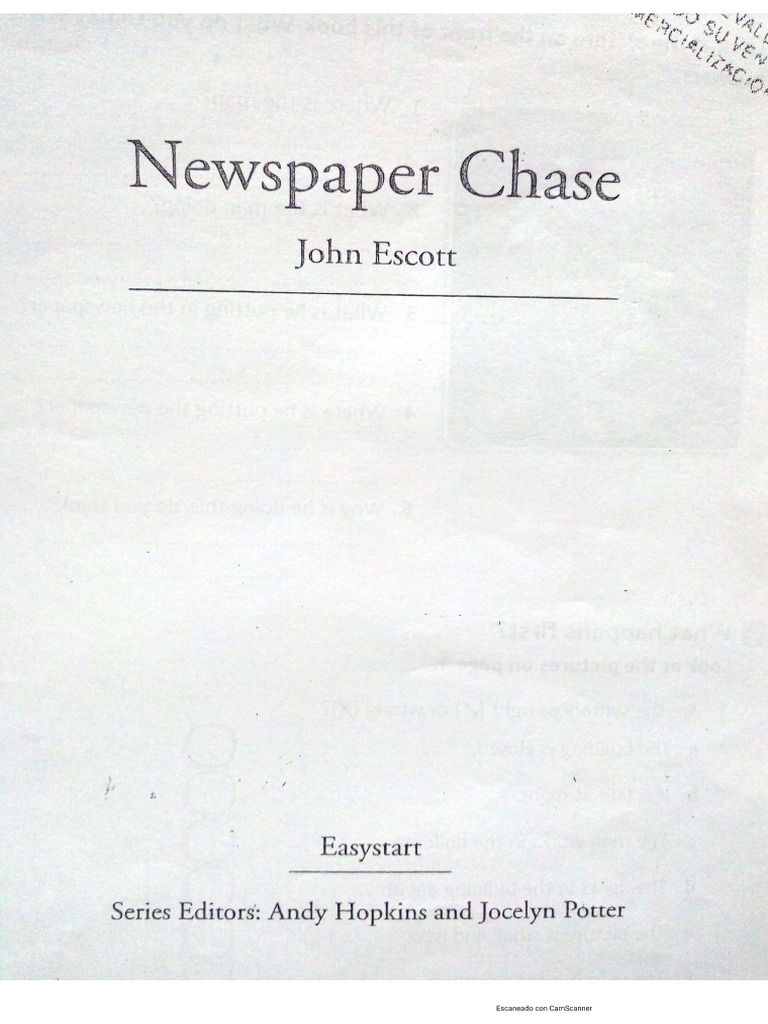 Newspaper Chase | PDF