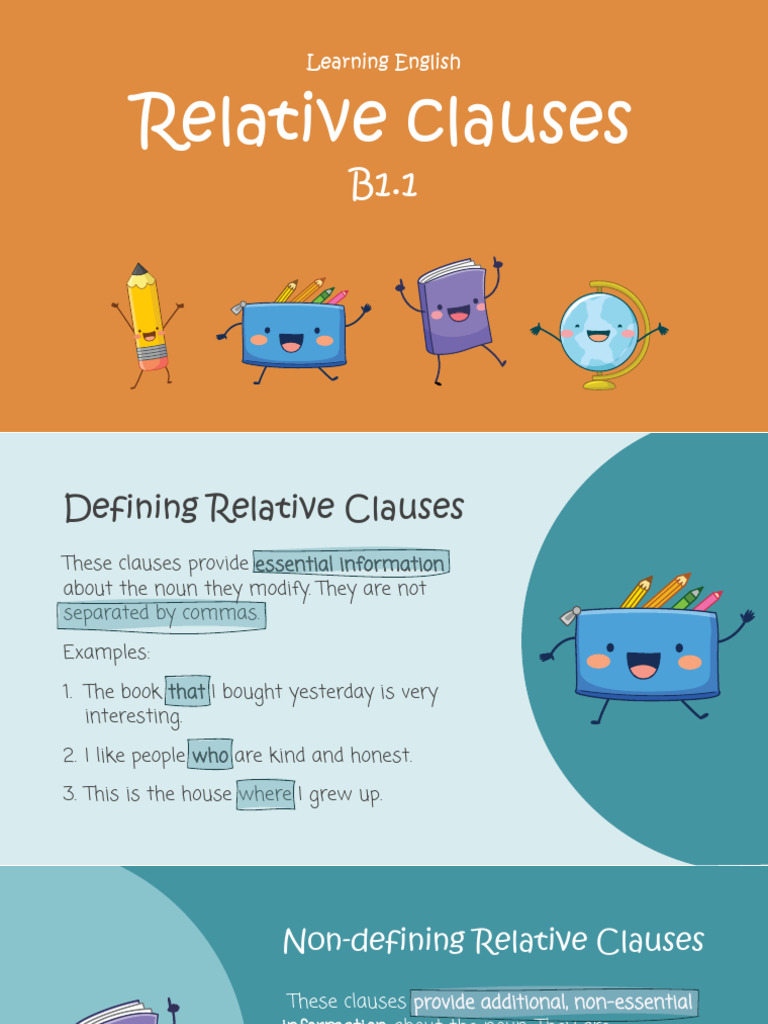 Mastering English Relative Clauses | PDF | Linguistics