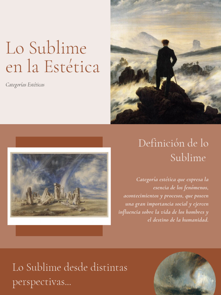 Lo Súblime en la Estética | PDF