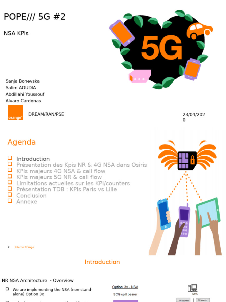 5G NSA KPI Overview and Metrics | PDF | Telecommunications | Mobile ...