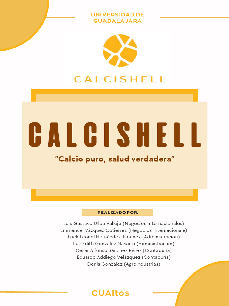 Suplementos de Calcio Calcishell | PDF | Suplementos dietéticos ...