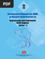 RCH Portal Data Entry Manual | PDF | Childbirth | Pregnancy