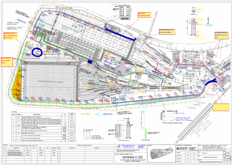 Substation Emergency Lighting Plan | PDF | Electrical Components | Lighting