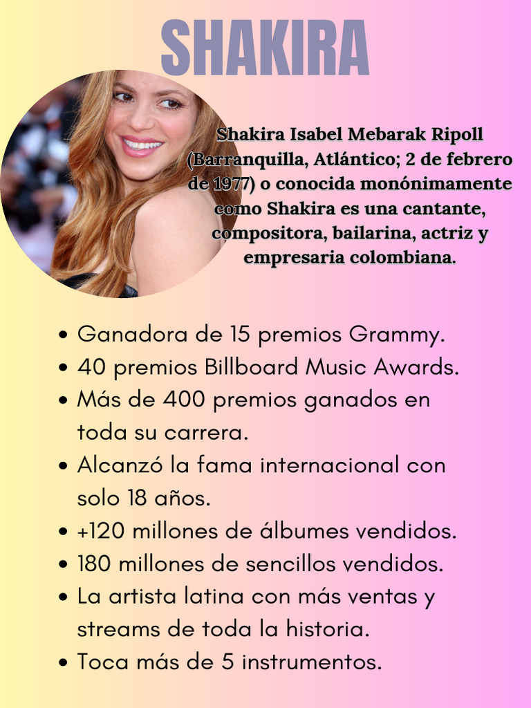 SHAKIRA | PDF