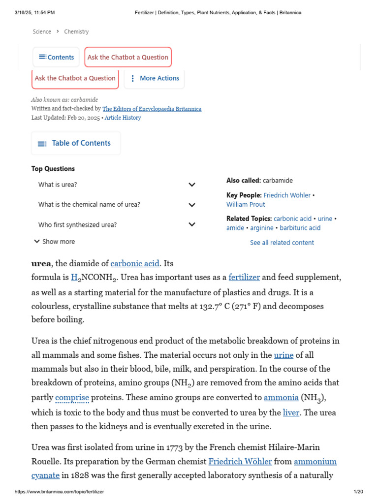 Fertilizer - Definition, Types, Plant Nutrients, Application, & Facts ...