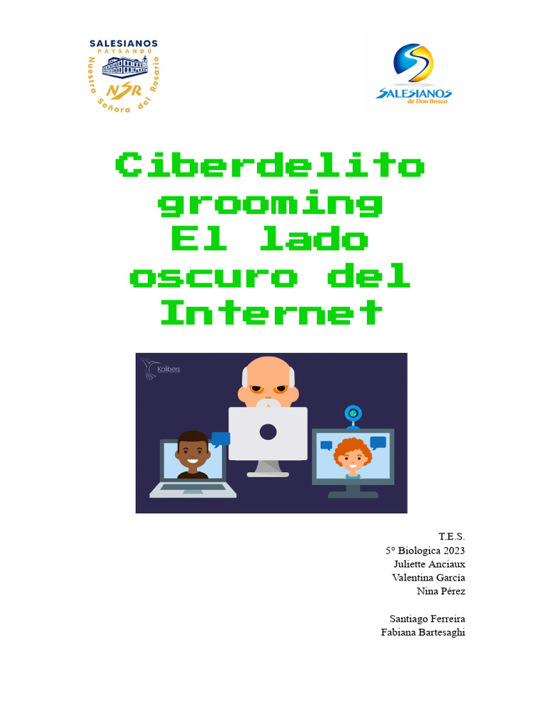 Ciberdelito Grooming, El Lado Oscuro Del Internet | PDF