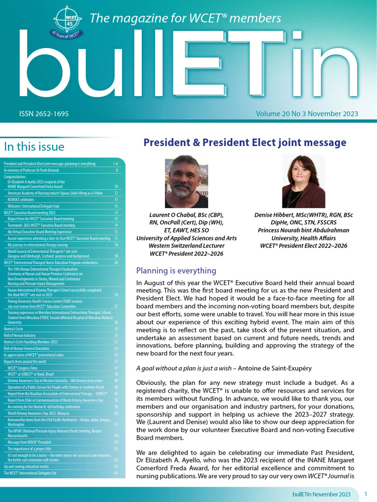 Chabal_2023_Bulletin_WCET_hiver (1) | PDF | Health Care
