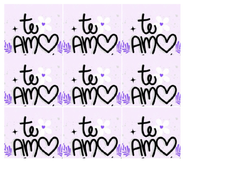 Te Amo Stiker | PDF