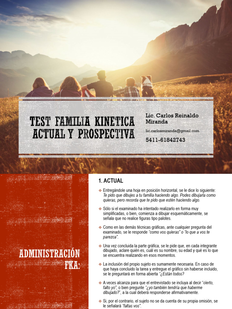 5 TEST FAMILIA KINETICA | PDF | Sicología | Ciencias del comportamiento