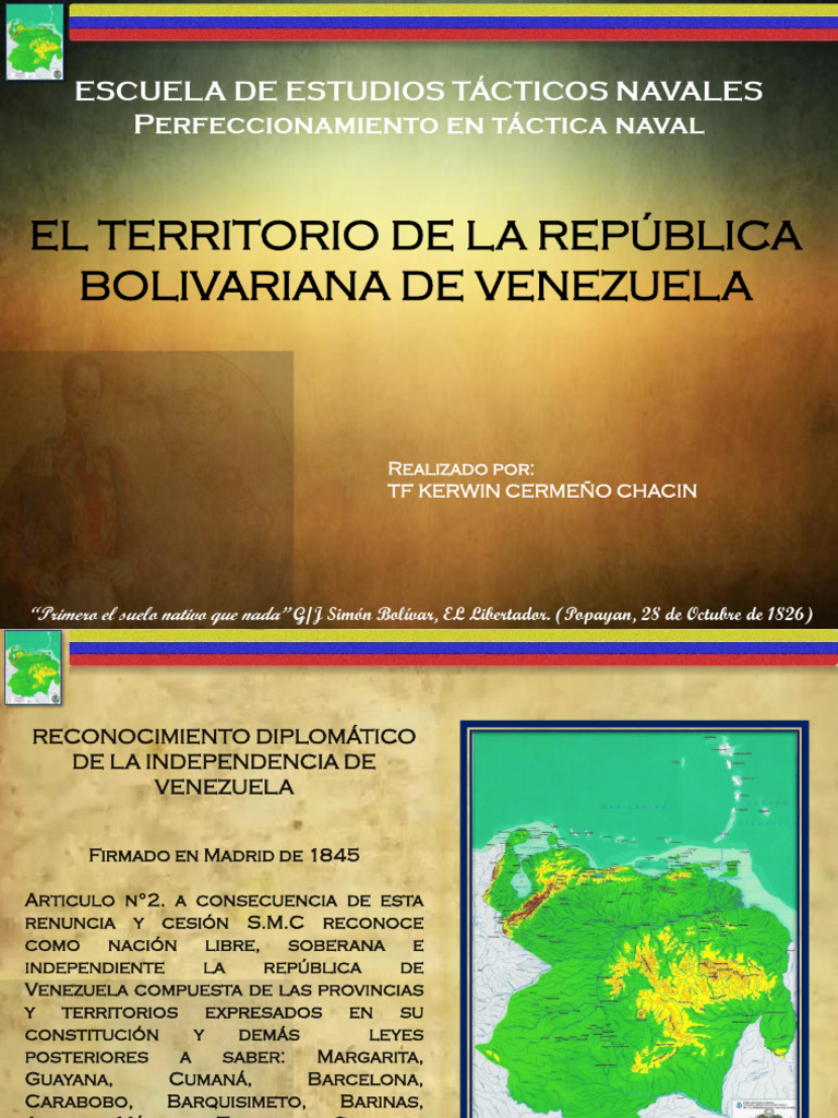 Territorio de La Rep Boliv. de Venezuela | PDF | Venezuela