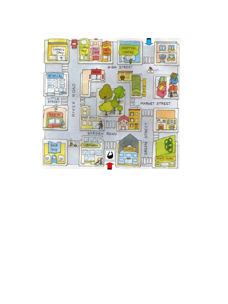 Locating Shops and Services in Town | PDF