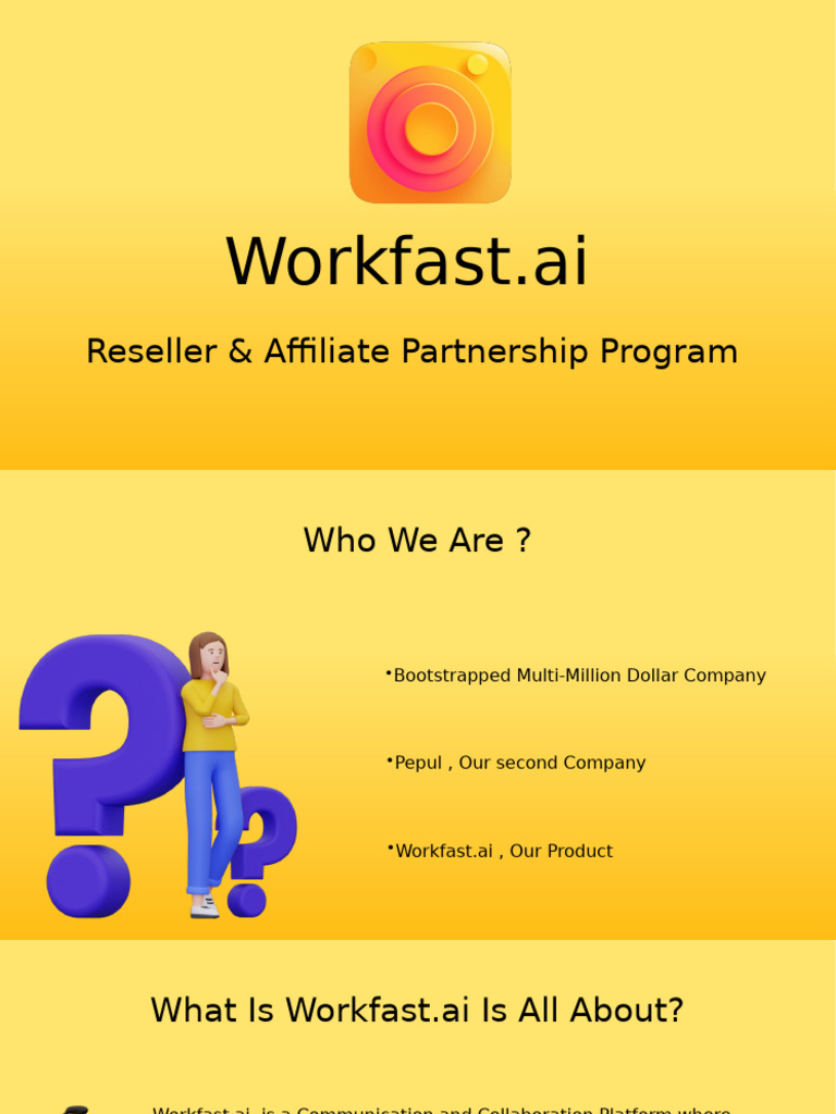 Workfast.ai Partnership Program Overview | PDF | Economies | Business