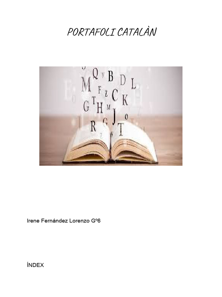 Portafoli catalàn | PDF