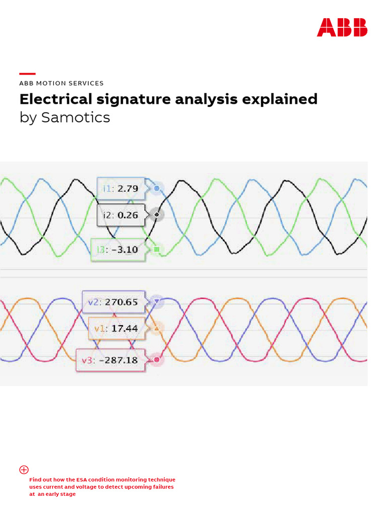 4MWA000076 ESA-explainer ABB en RevB Lowres - Copy | PDF | Electric Motor | Spectral Density