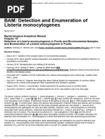 BAM Chapter 10 - Detection of Listeria Monocytogenes in Foods and ...