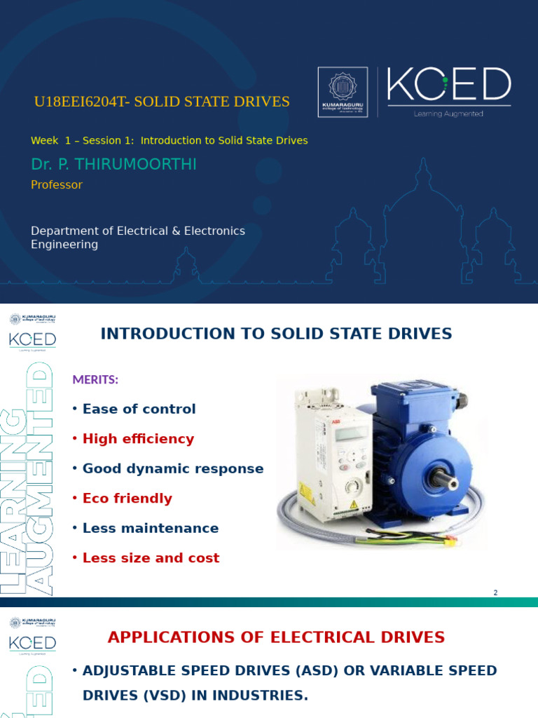 Introduction to Solid State Drives | PDF | Electronic Circuits | Electric Motor