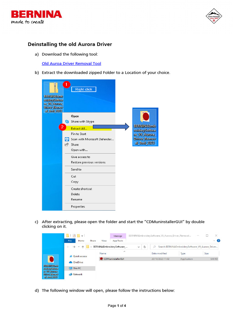 Remove and Install Aurora Driver Guide | PDF